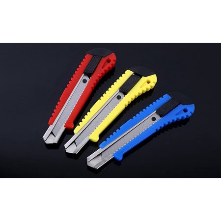 Xizioo 3 PCS Large Utility Knife Durable Sharp All Steel Utility Knife ...