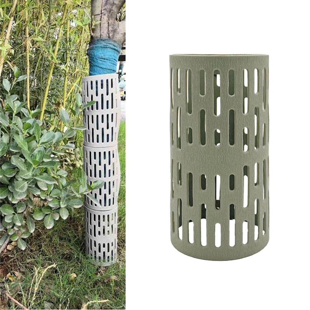 Visland Plastic Tree Trunk Protectors, Nursery Mesh Tree Bark Protector ...