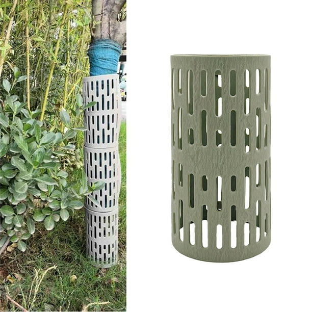 Visland Plastic Tree Trunk Protectors, Nursery Mesh Tree Bark Protector ...