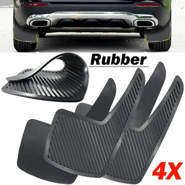Highland 1007200 Black Heavy Duty Rubber Splash Guard - 2 Piece ...