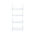Amaturo 4-shelf Ladder Bookcase Clear - Walmart.com