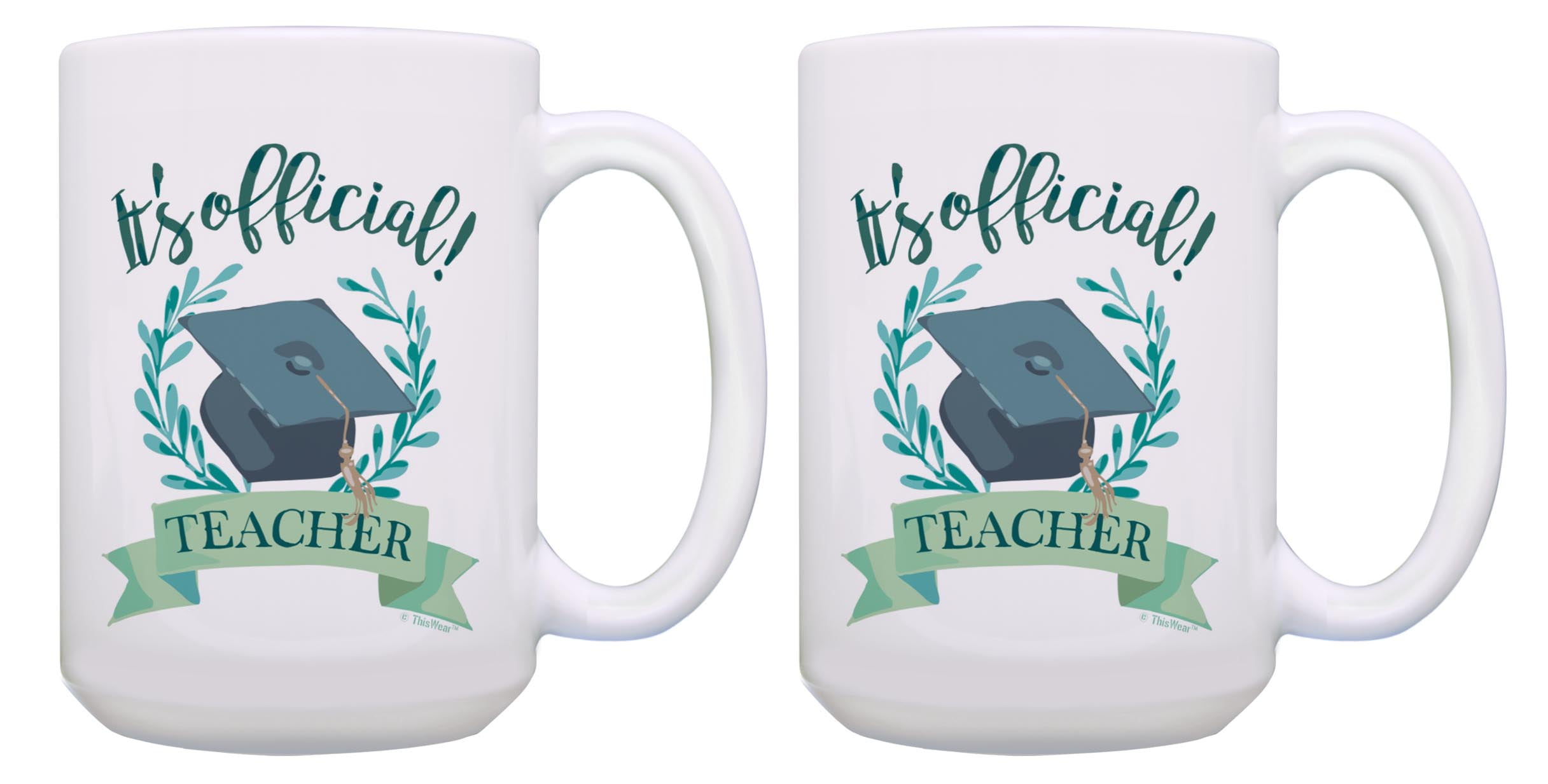 ThisWear It's Official Teacher Graduation Education School Student 2 ...