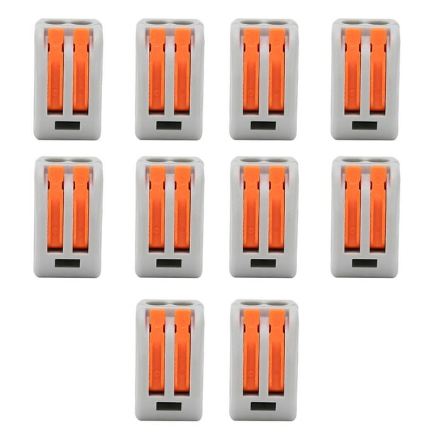Quick Cable Connector,10Pcs Wire Block Clamp Terminal Block Connector ...