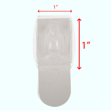 Hyper Tough Mini Removable Self-Adhesive Hooks, Square Plastic Hooks ...