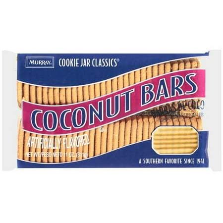 Murray Cookies Coconut Bars, 11 oz - Walmart.com