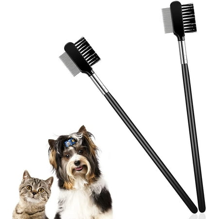 TILIYHELLO 2 Pieces Triomphe Dog Tear Comb Dog Eye Comb Tear Stain ...