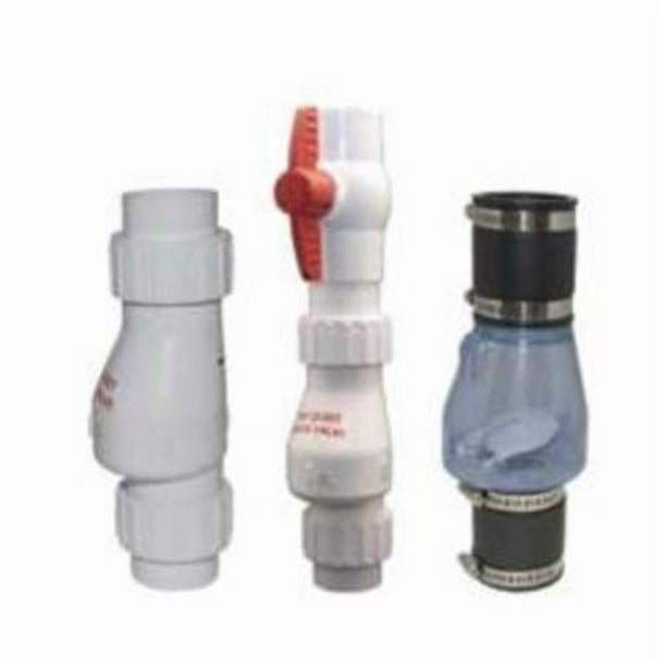 Zoeller 30-0241 1.5 in. Inlet 40 psi 130 deg Quiet Union Check Valve ...