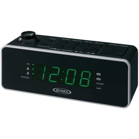 JENSEN(R) JCR-235 Dual Alarm Projection Clock Radio | Walmart Canada