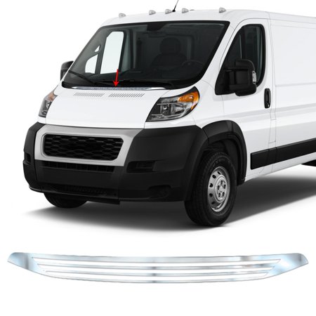 Chrome Hood Grill Trim Frame Stainless Steel Fits Ram Promaster 2015 ...