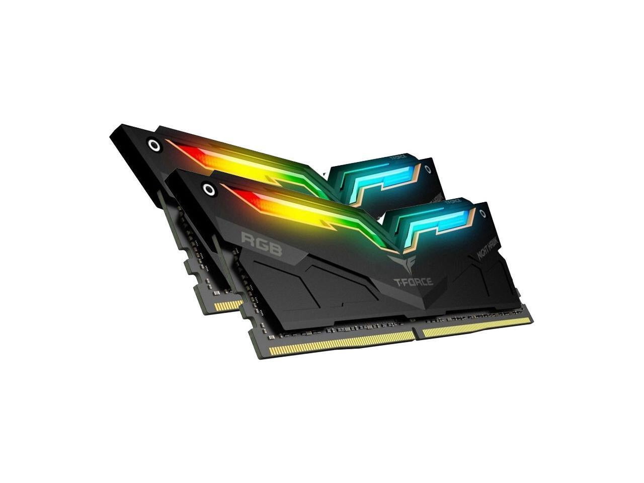 MEMORIA RAM TEAMGROUP T FORCE NIGHT HAWK RGB 16GB DDR4 3600MHZ…