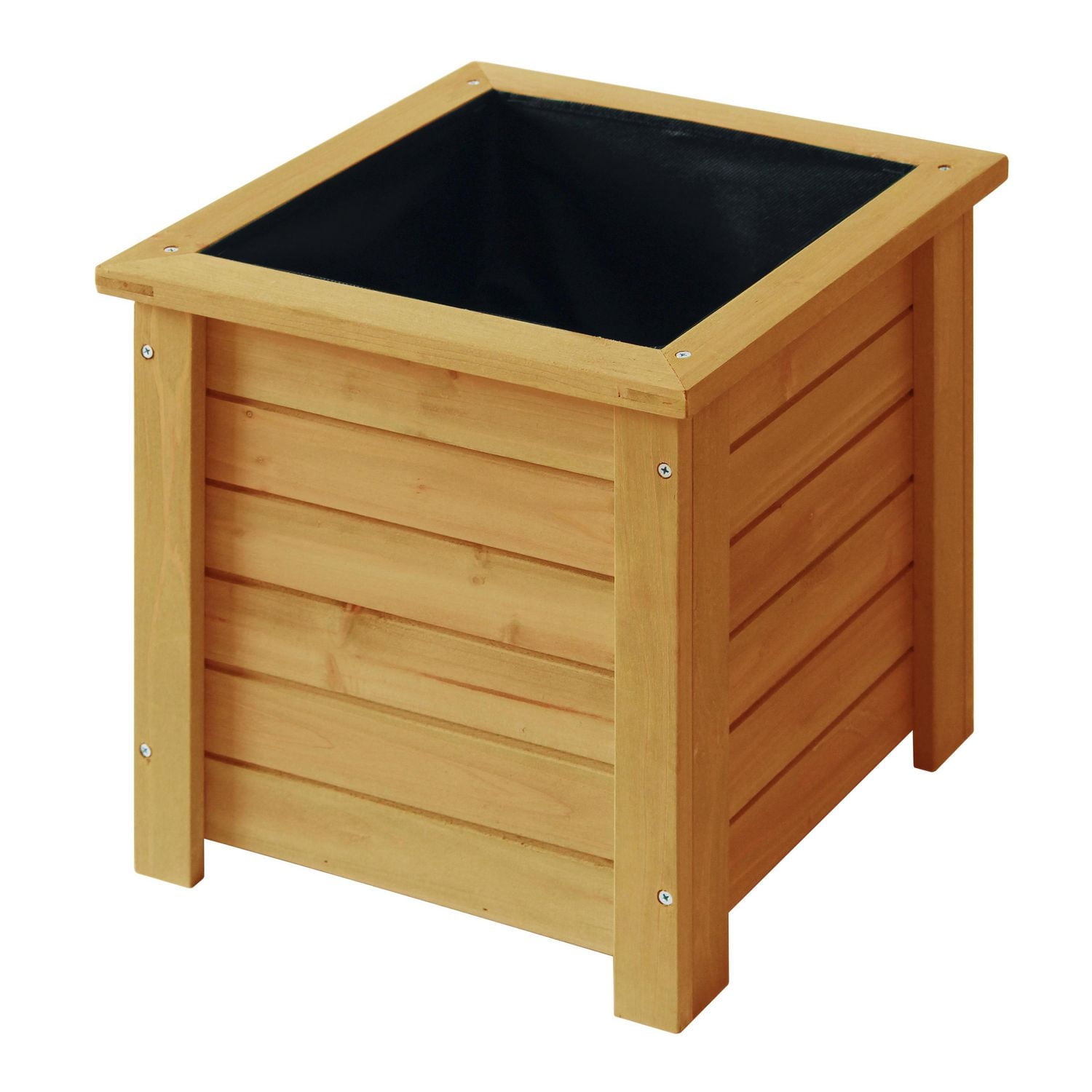 Click here for Vegtrug 15 Square Wooden Planter - Natural 15 prices