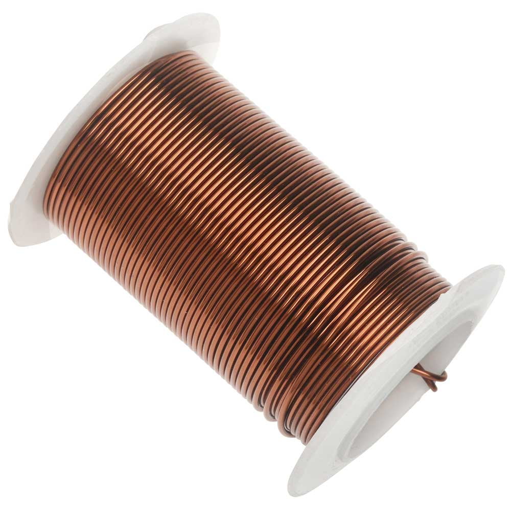 Wire Elements, Tarnish Resistant Antique Copper Wire, 18 Gauge 10 Yards ...