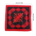 12 Pack Multifunctional Breathable Headscarf Skull Pattern Square Head ...