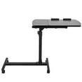 Ktaxon Adjustable Rolling Laptop Desk with Wheels, Portable Computer ...