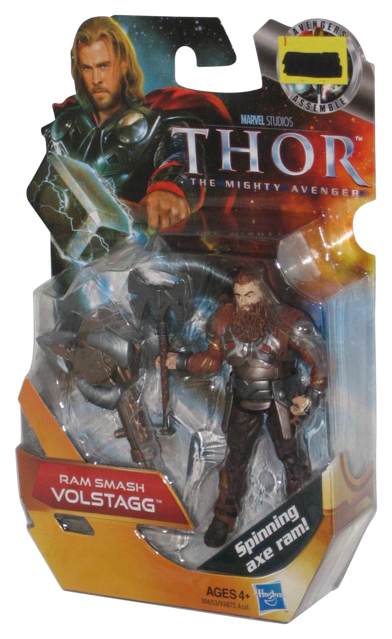 Marvel Avengers Thor Ram Smash Volstagg (2010) Hasbro 3.75 Inch Action ...