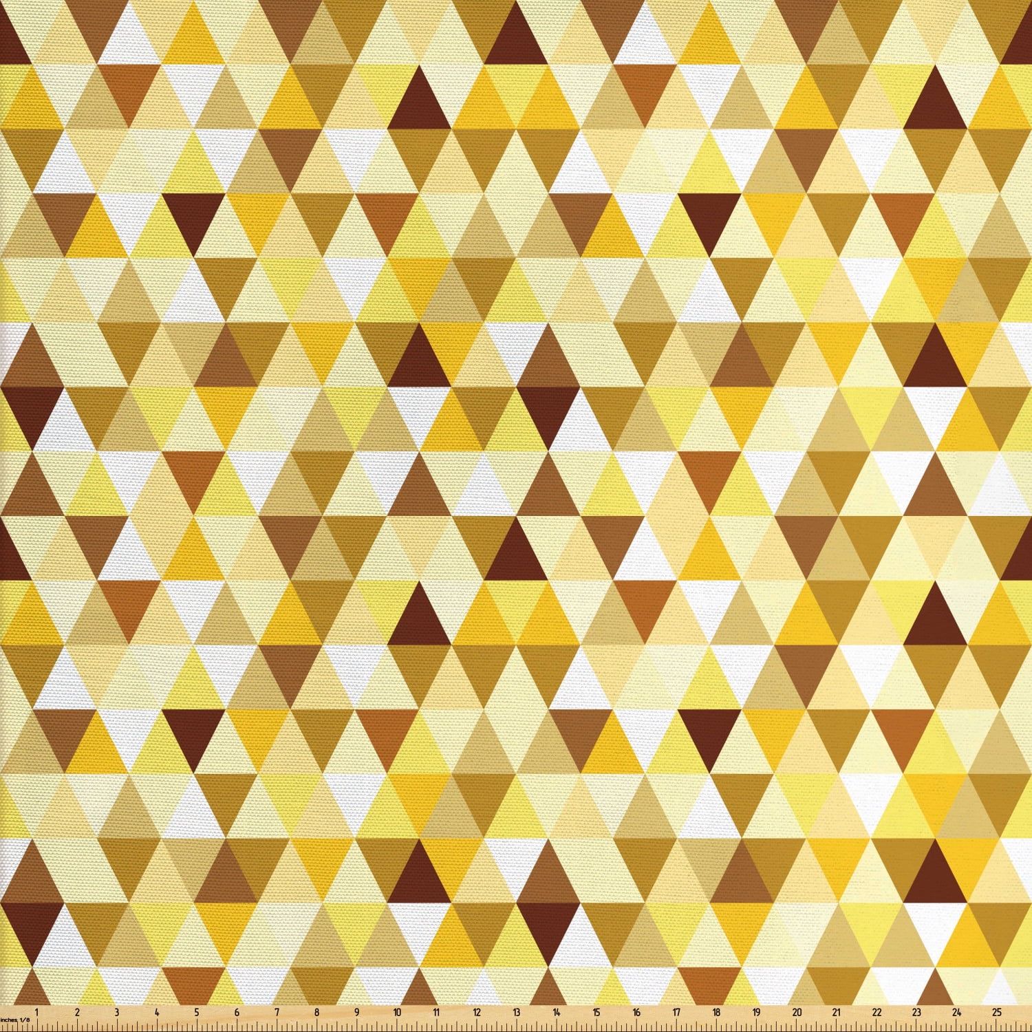 Abstract Fabric by the Yard, Triangle Pattern with Rhombus Shape ...