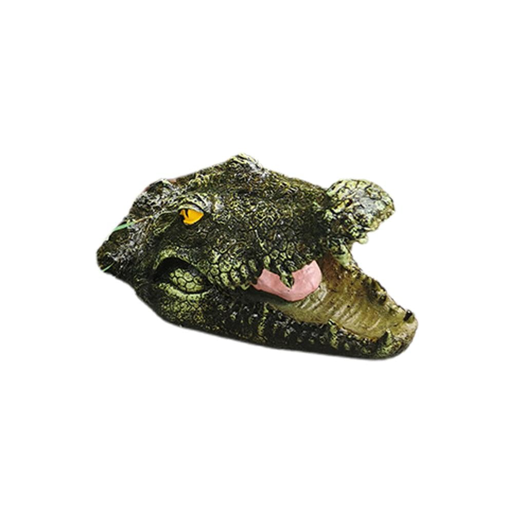 Pond Floating Alligator Head Decoy, Outdoor Pools Float Fake Gator Head ...
