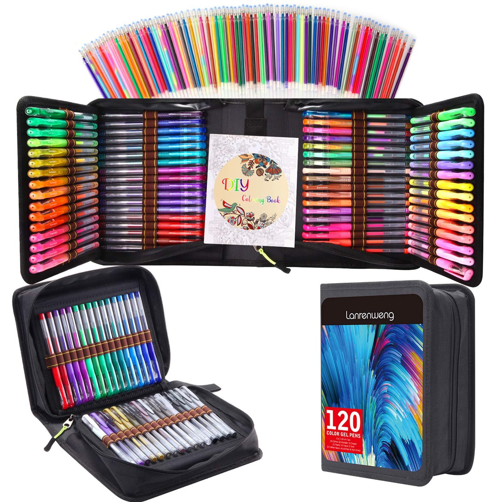 240 Pack Gel Pens Set 120 Colored Gel Pen With 120 Refills Fine Tip 240 Pack Gel Pens Set 120 Colored Gel Pen With 120 Refills Fine Tip
