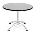 OFM Model LT36RD 36" Multi-Purpose Round Table with Chrome-Plated Steel ...