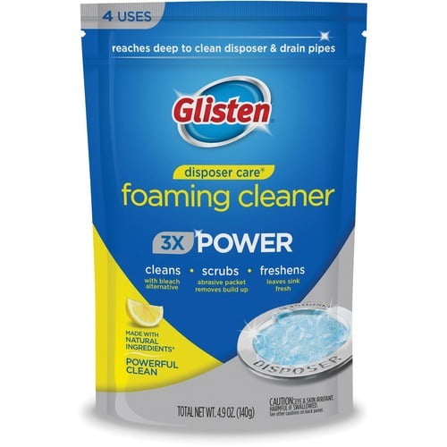 Glisten Disposer Care Foaming Cleaner 4.9 fl oz (0.2 quart) - 4 / Pack ...