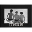 Malden Friends Photo Frame, Silver Text on Glass, Bevelled Edges, Desk ...