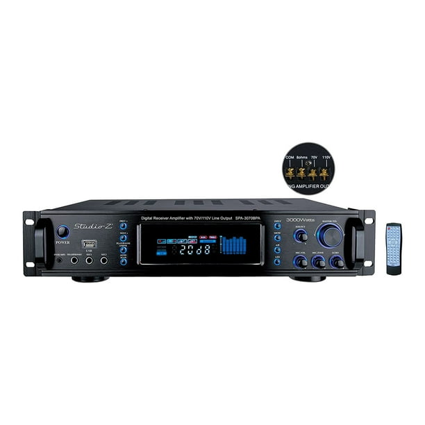 Studio Z SPA-3070BPA Digital Receiver Power Amplifier with Mount ...