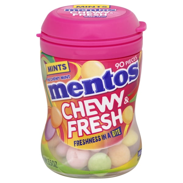 Mentos Chewy Fresh Mixed Fruit - Walmart.com - Walmart.com