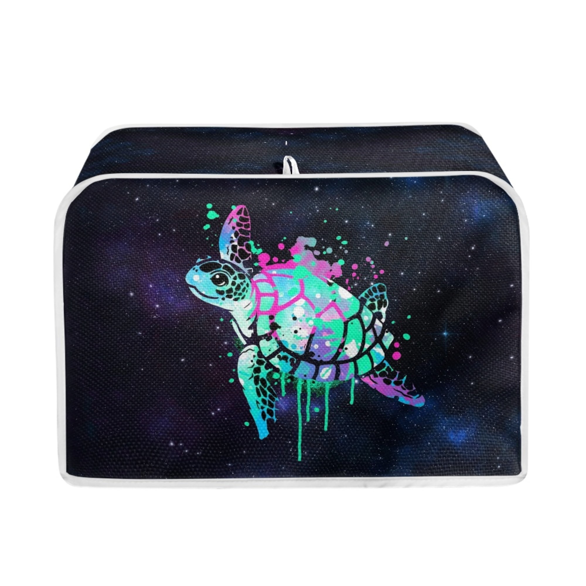 NETILGEN Blue Bosnian Sea Turtle Toaster Covers Standard Bread Maker ...