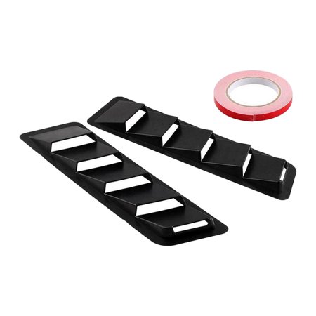 Car Hood Vent Flow Intake Auto Hoods Louver for Race Car Truck Black ...