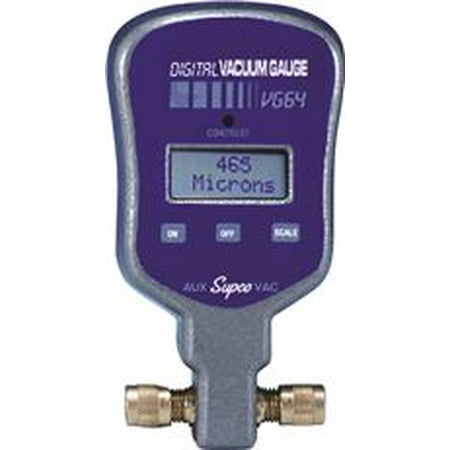 Supco VG64 Vacuum Gauge, Digital Display, 0-12000 microns Range, 10% ...