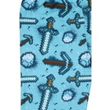 Men's Minecraft Pajama Pants Diamond Art Pickaxe And Sword Adult Sleep ...