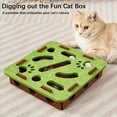 Outoloxit Pet Interactive Digging Puzzle Box, Indoor Mental Stimulation ...