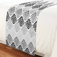 Bed Runner Floral Damask Pattern Bedding Scarves Soft Decorative Bed ...