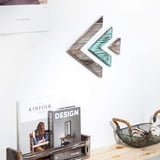 J JACKCUBE DESIGN Rustic Wood Chevron Arrows Farmhouse wall dcor ...