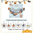 12Pcs 6 Colors Alloy Enamel Lightning Bolt Charm Locking Stitch Markers ...