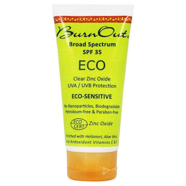 BurnOut - Eco-Sensitive Sunscreen 35 SPF - 3 fl. oz. - Walmart.com