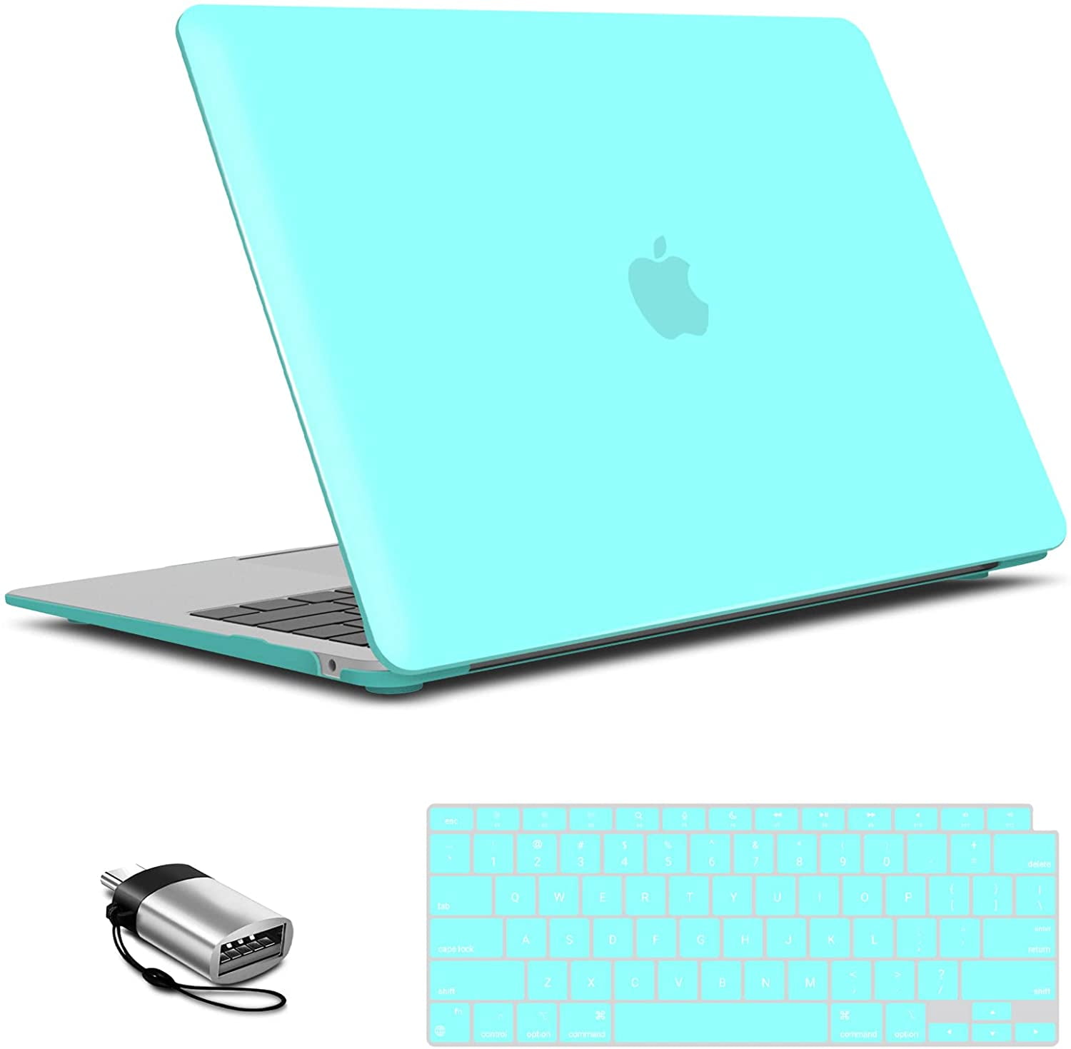Turquoise mirror marble Macbook case for new Pro Mac Laptop 13 2019 and ...