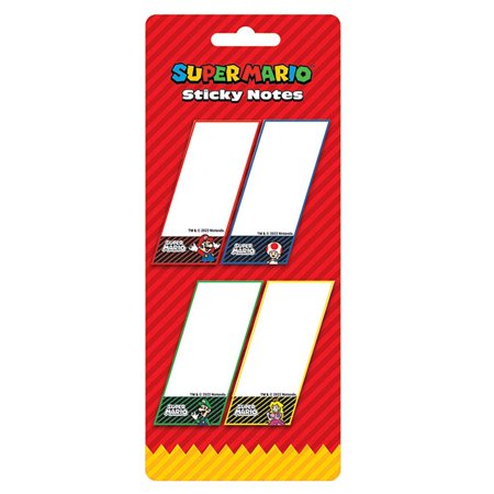 Super Mario Characters Sticky Notes (Pack of 4) | Walmart Canada