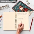 A Bird on Snowman Hand Christmas Notebook Detachable Coil Notebook ...