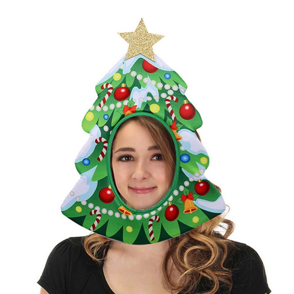 AIHOME Christmas Tree Hat Cosplay Theme Party Hat Funny Christmas Hat ...