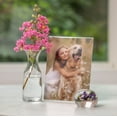 Set of 12 Snap - 5"x7" Clear Acrylic Self Standing Photo Frames ...