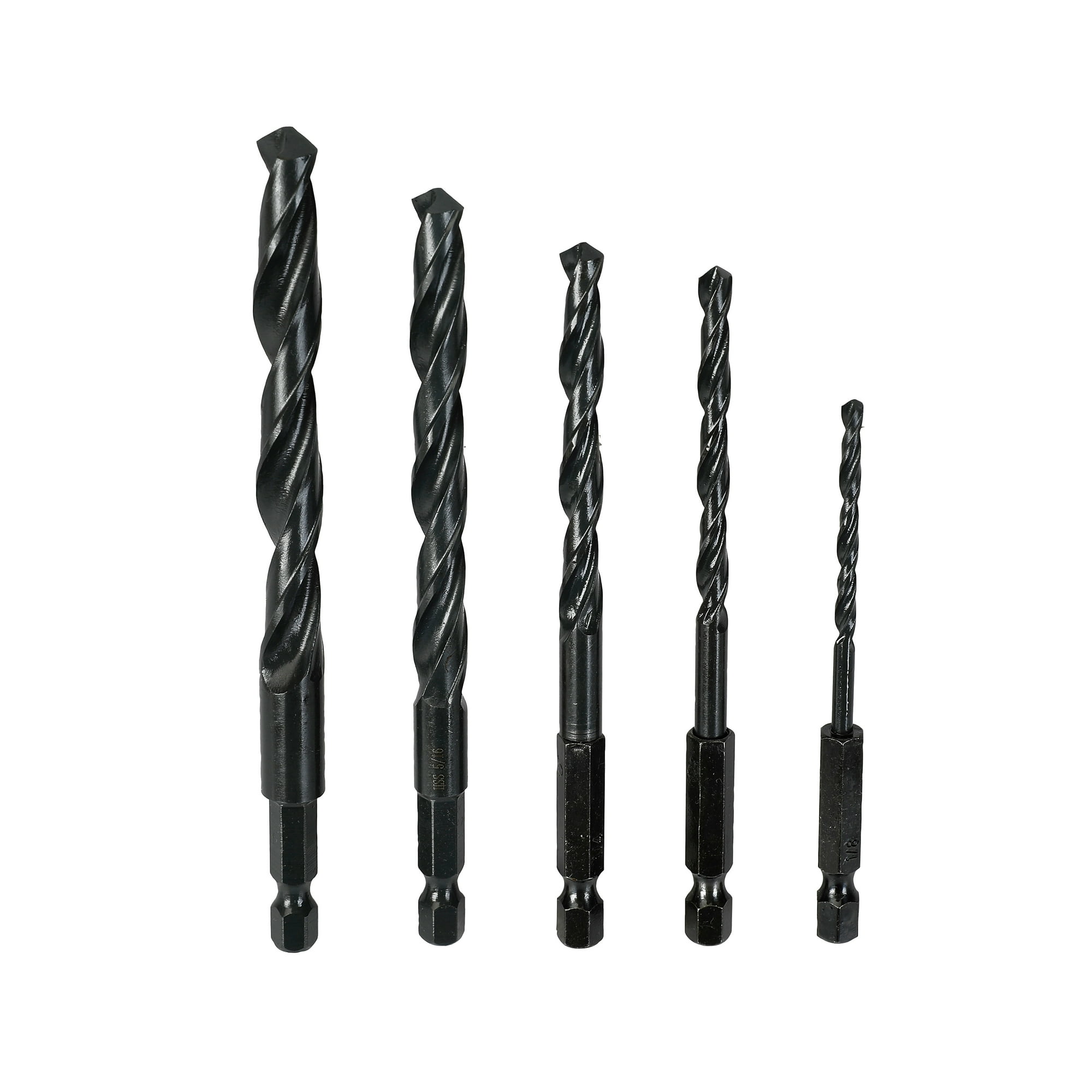 Click here for Hyper Tough 5-Piece 1/4-Inch Hex Shank Drill Bit S... prices