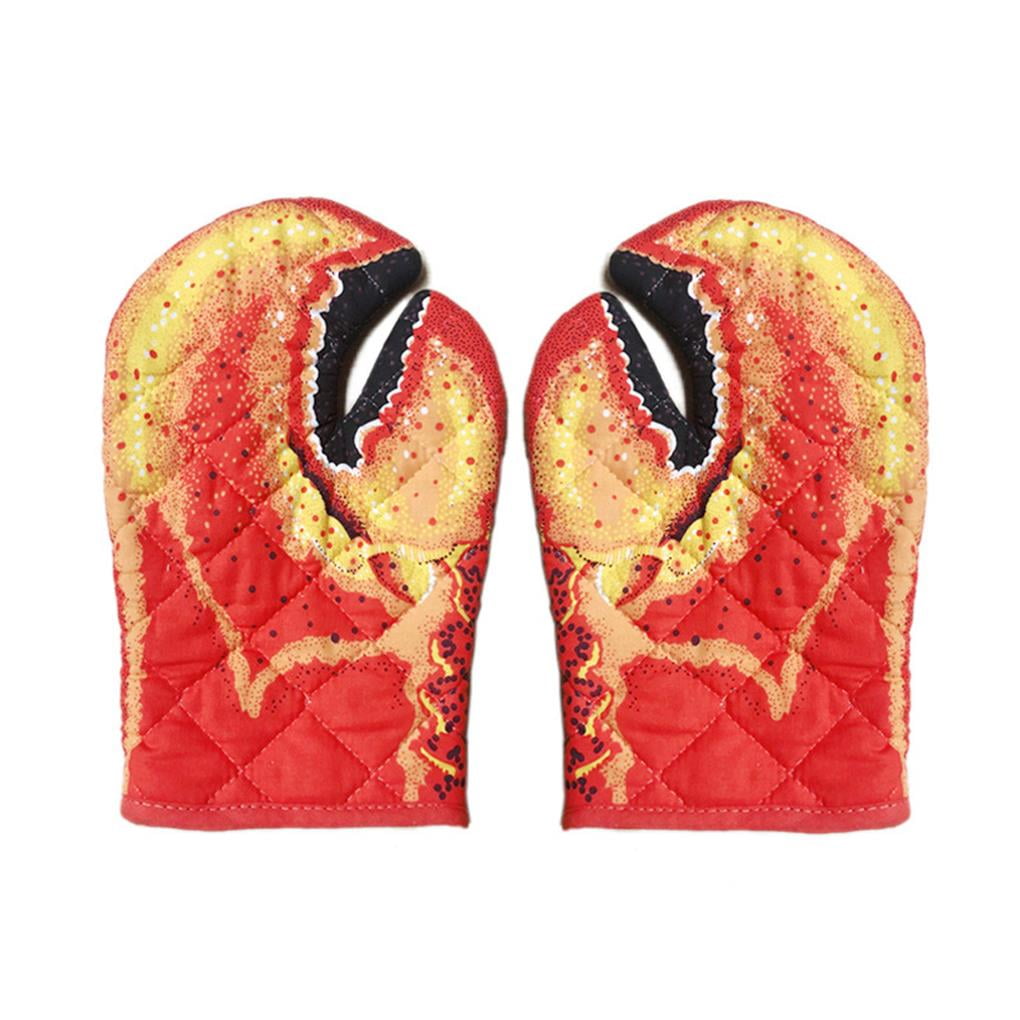 Click here for Vonky 2pcs Lobster Claw Oven Mitts Insulatedcrab T... prices