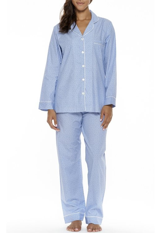 P.Jamas Wovens Blue Safari Pajama 396237 - Walmart.com