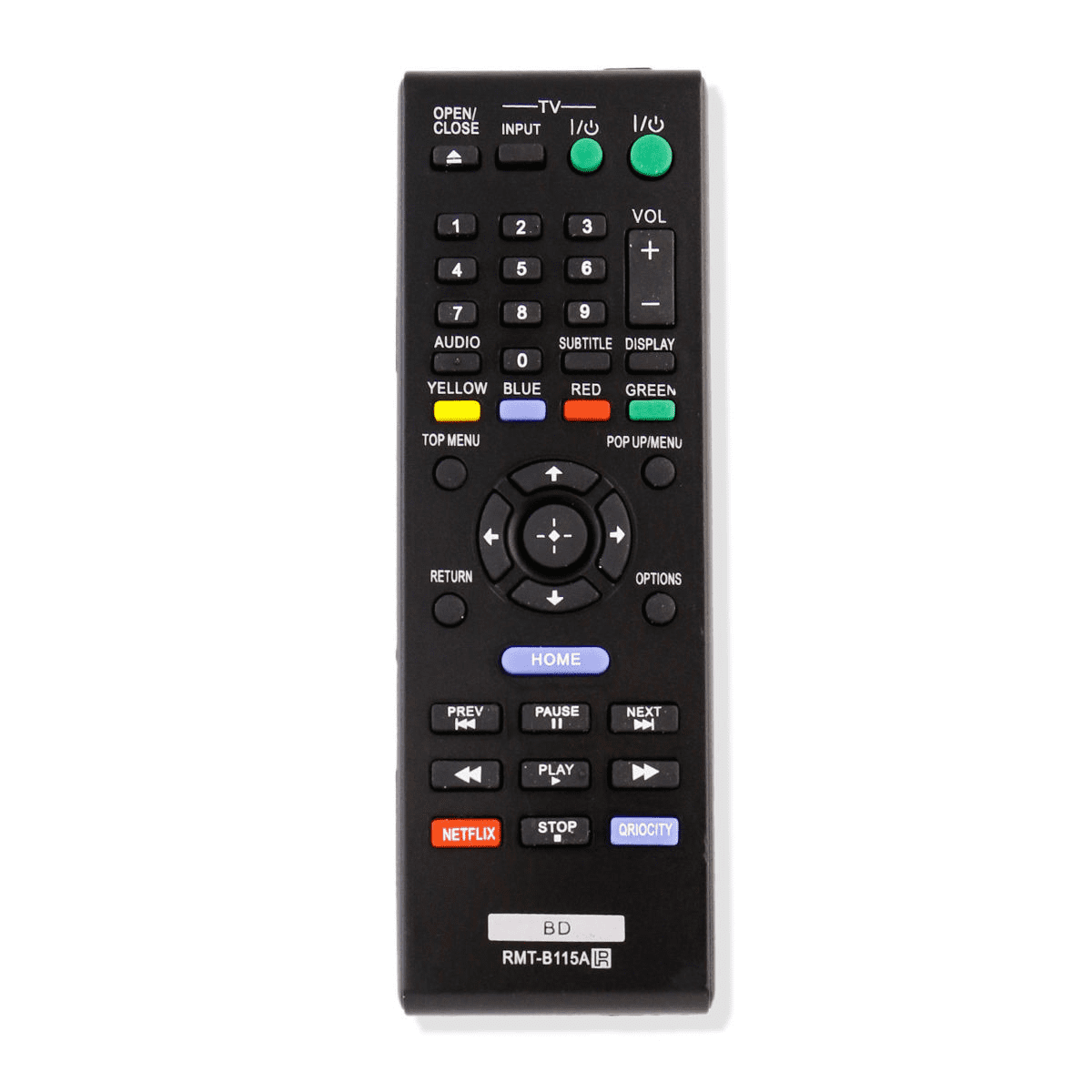 Generic RMT-B115A Sony Blu-ray DVD Remote Control Without Logo ...