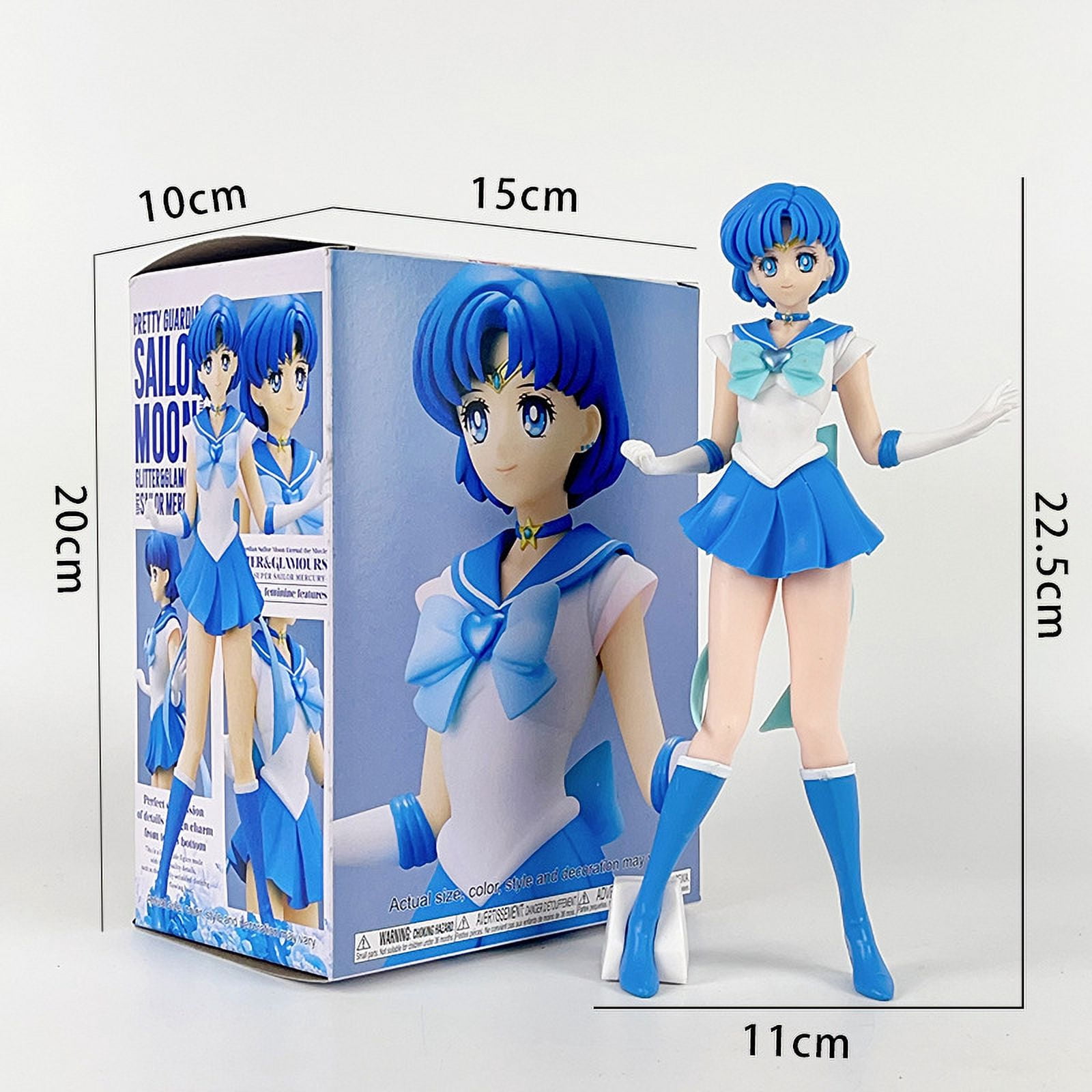 Figuras de anime Sailor Moon Venus Minako Júpiter Makoto Mercury Mars ...