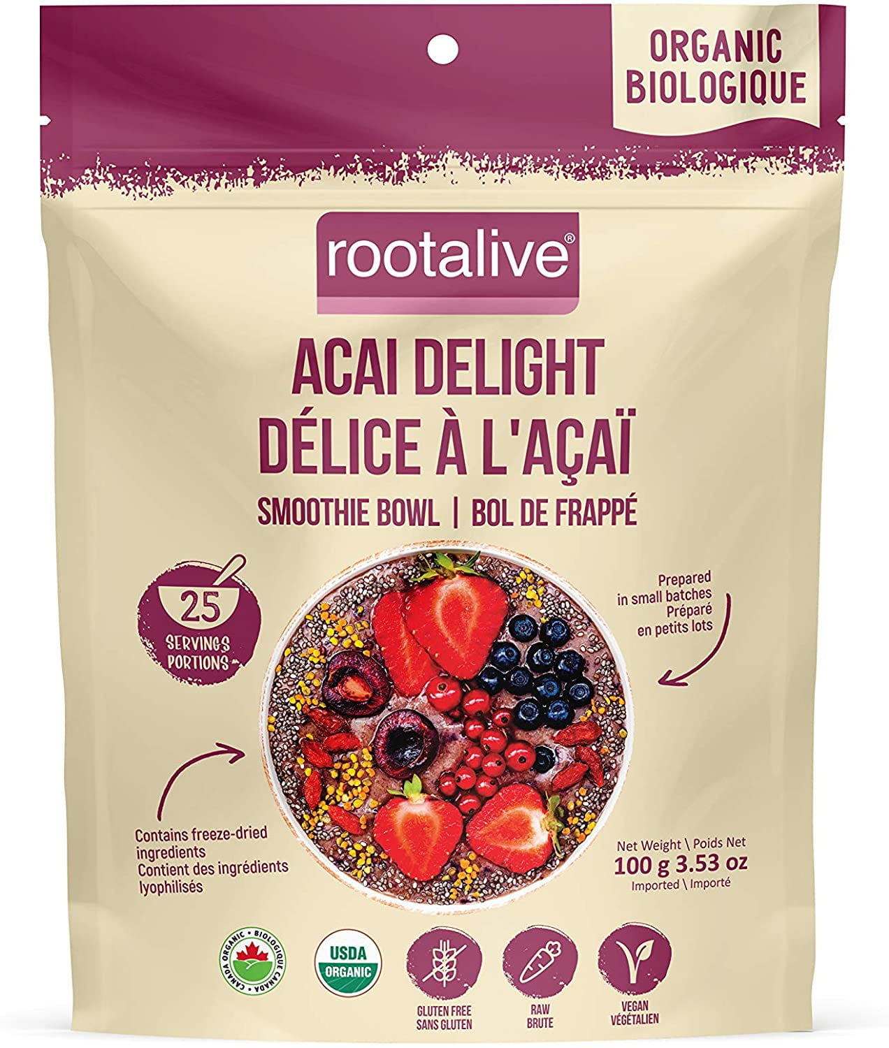 Organic Acai Delight Smoothie Mix | Walmart Canada