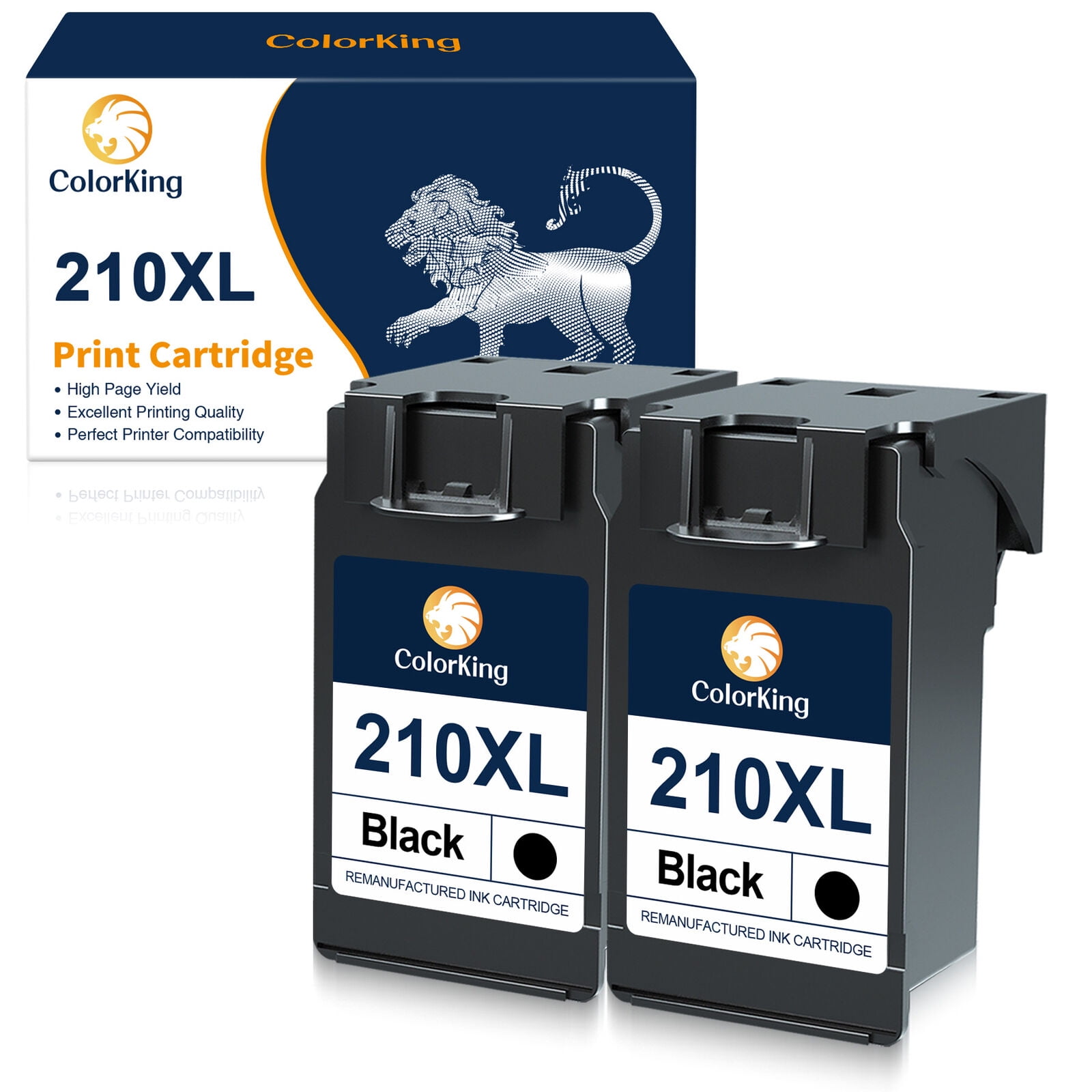 210 Black Ink Cartridge for Canon 210XL Black Ink for PIXMA MP240 MP230 ...
