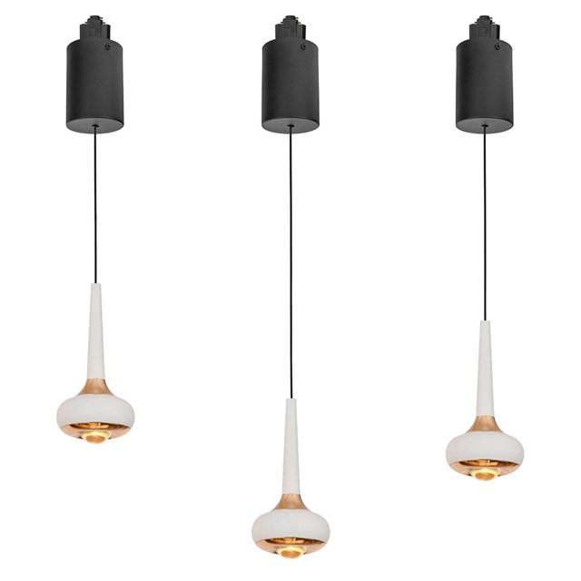 FSLiving 7W Adjustable Height Track Pendnat Light H-Type Retractable ...