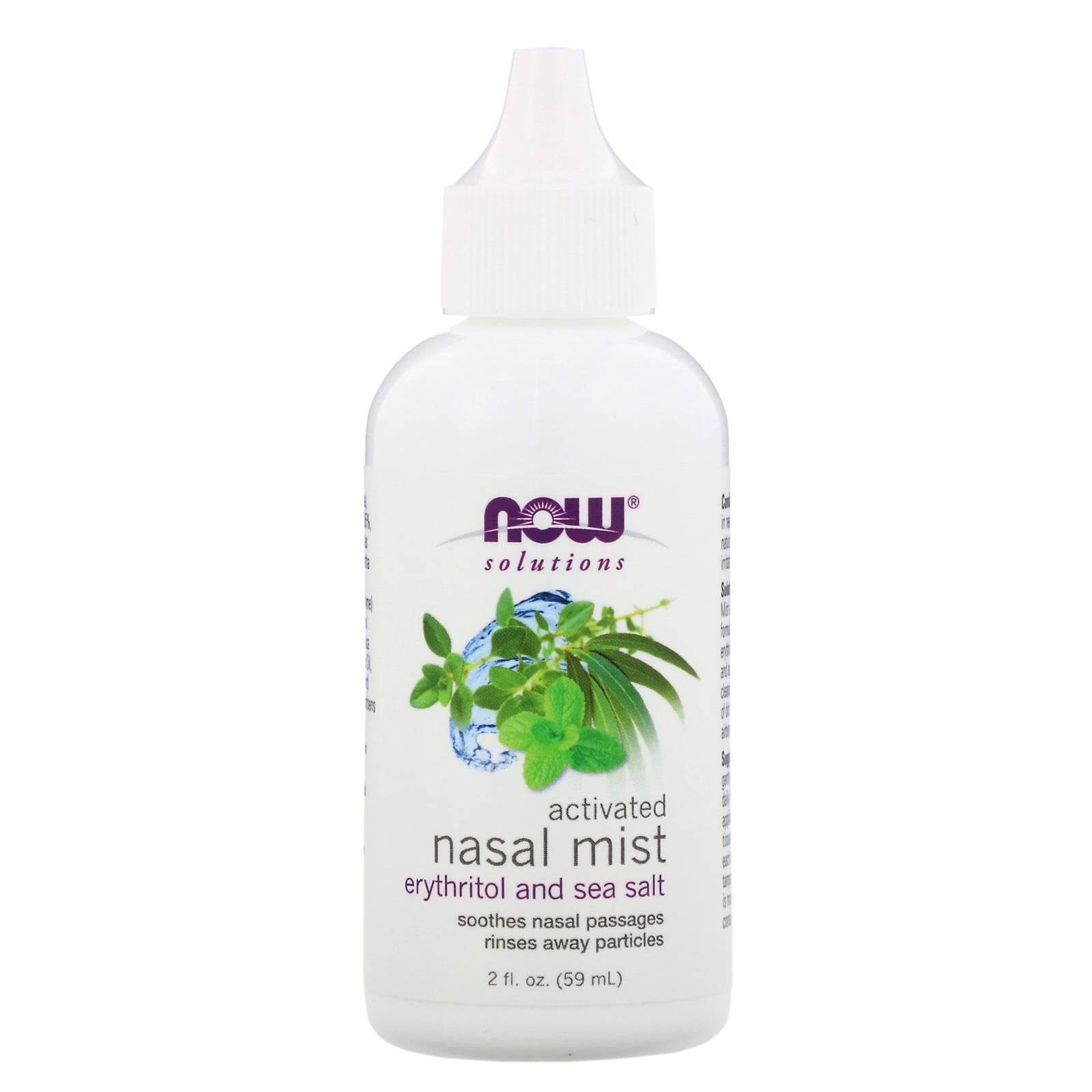 Now Foods Solutions Activated Nasal Mist 2 fl oz 59 ml - Walmart.com ...